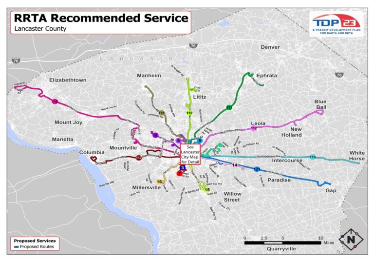 Red Rose Transit Authority eyes its biggest route changes in decades ...